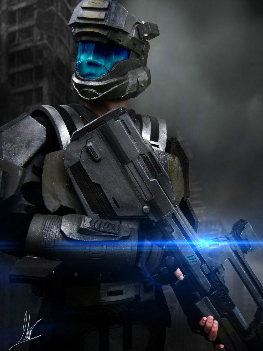 blue-visor - Halo Diehards